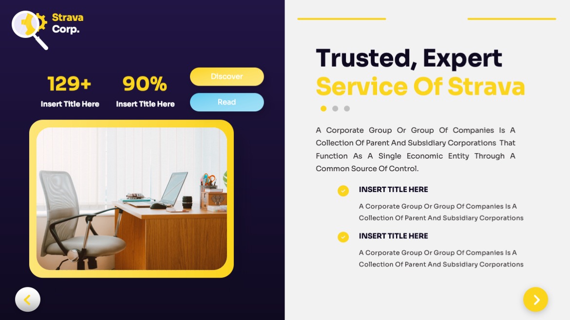 Strava - Corporate Powerpoint Templates, Presentation Templates ...