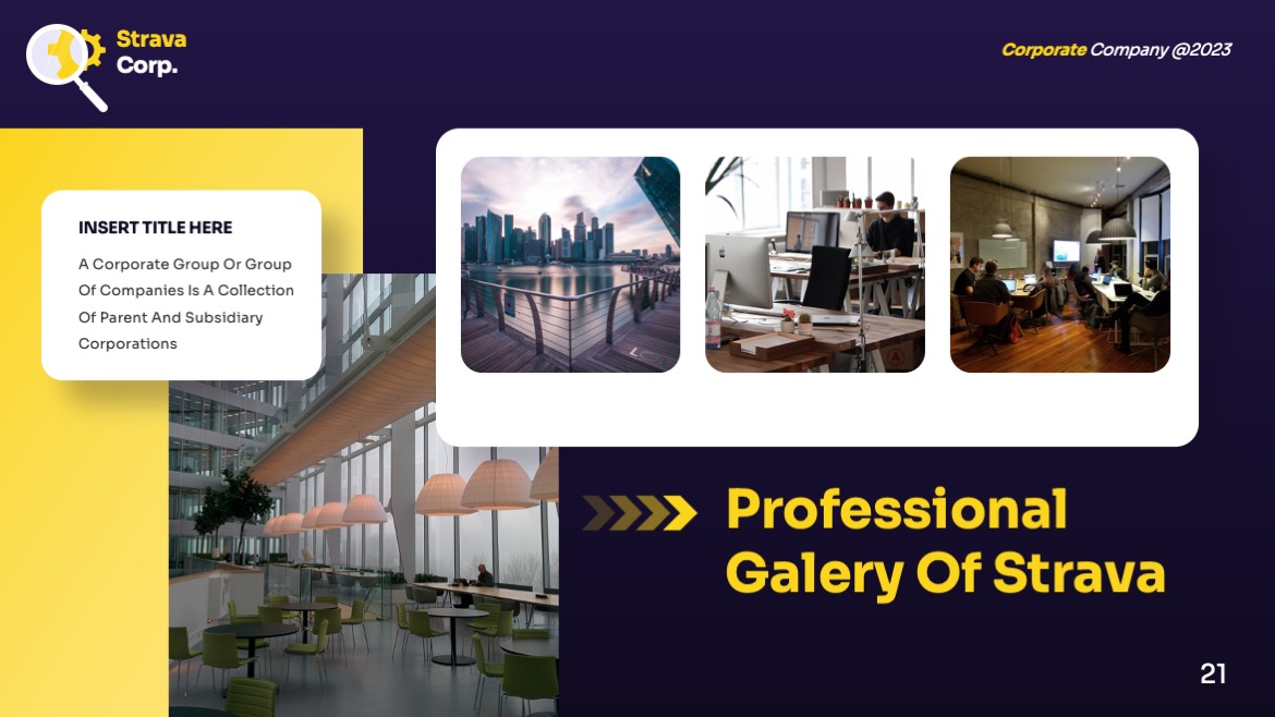 Strava - Corporate Powerpoint Templates, Presentation Templates ...