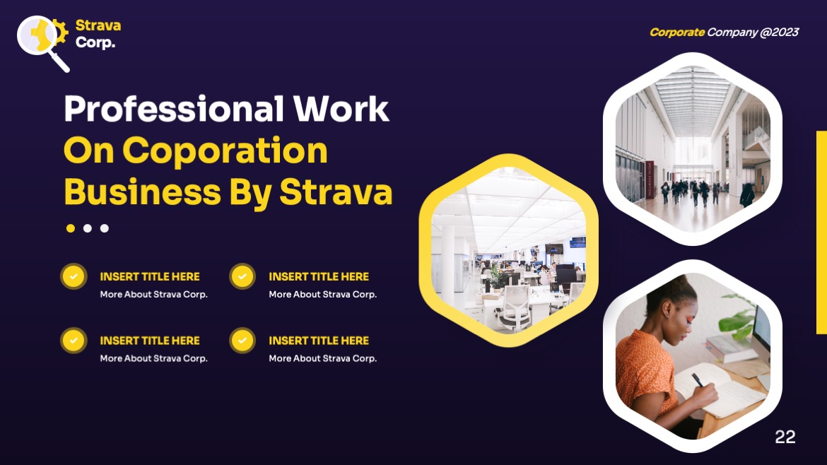 Strava - Corporate Powerpoint Templates, Presentation Templates ...