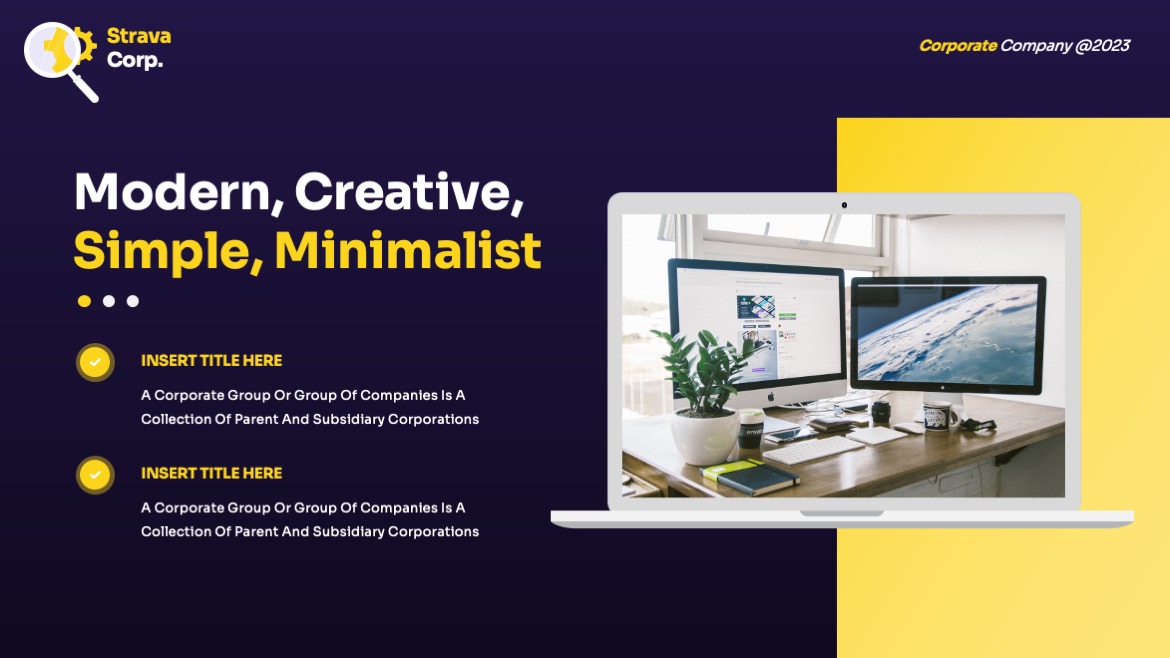 Strava - Corporate Powerpoint Templates, Presentation Templates ...