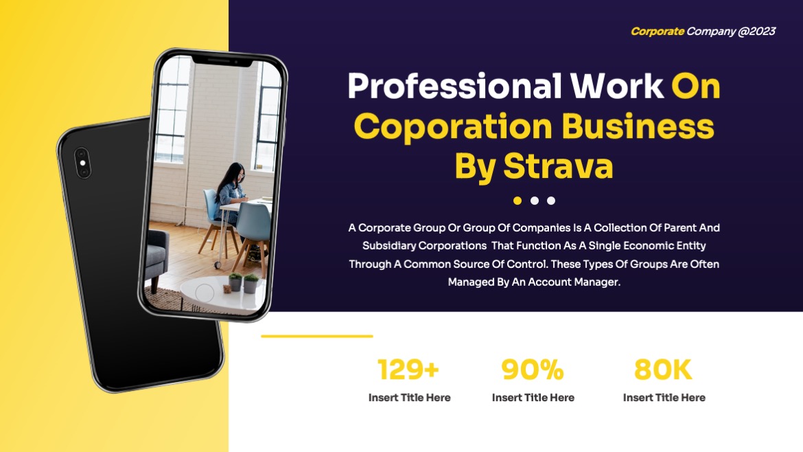 Strava - Corporate Powerpoint Templates, Presentation Templates ...