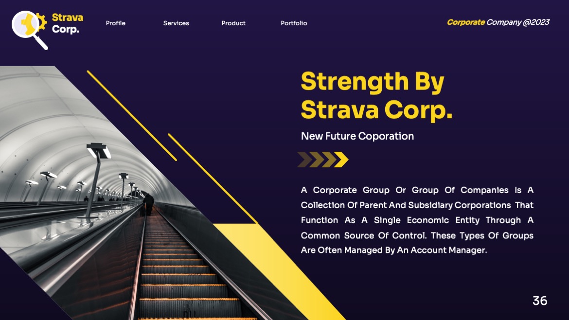 Strava - Corporate Powerpoint Templates, Presentation Templates ...