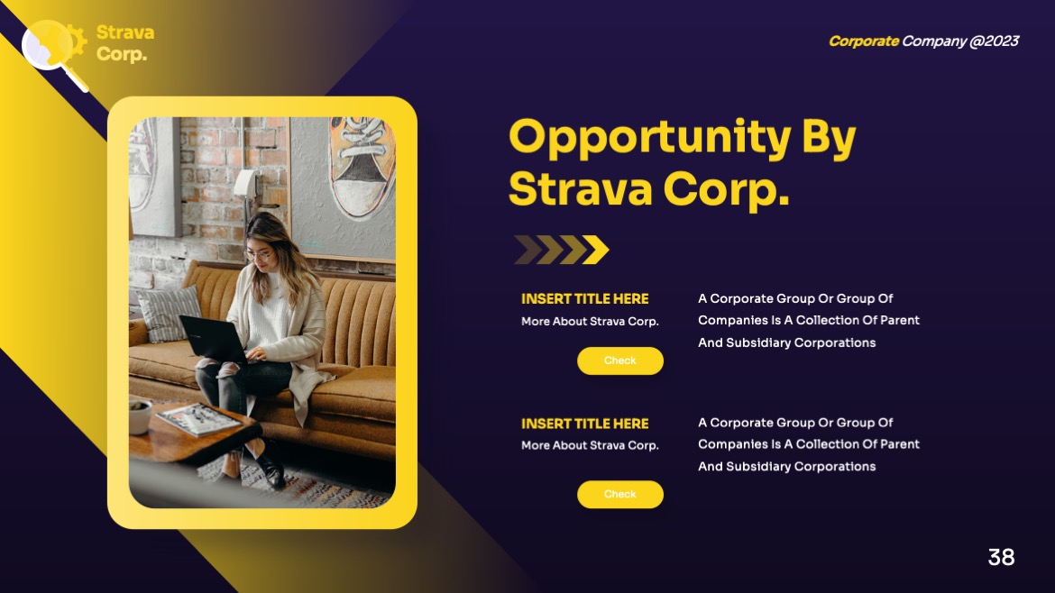 Strava - Corporate Powerpoint Templates, Presentation Templates ...