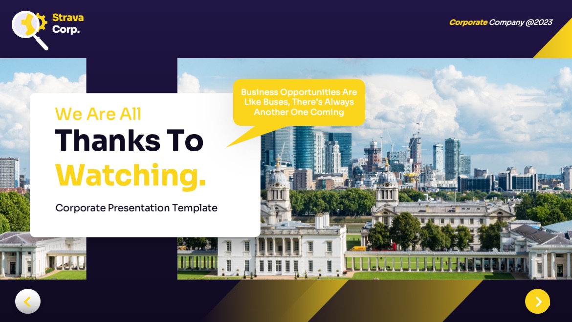 Strava - Corporate Powerpoint Templates, Presentation Templates ...