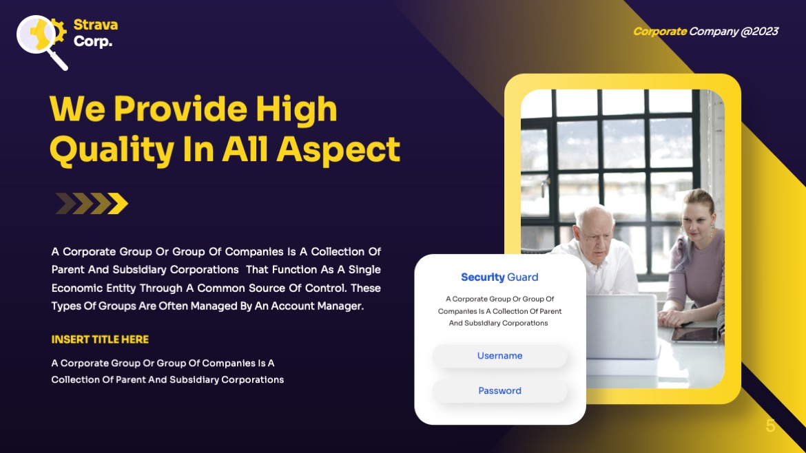 Strava - Corporate Powerpoint Templates, Presentation Templates ...