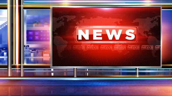 News Studio Red, Motion Graphics | VideoHive