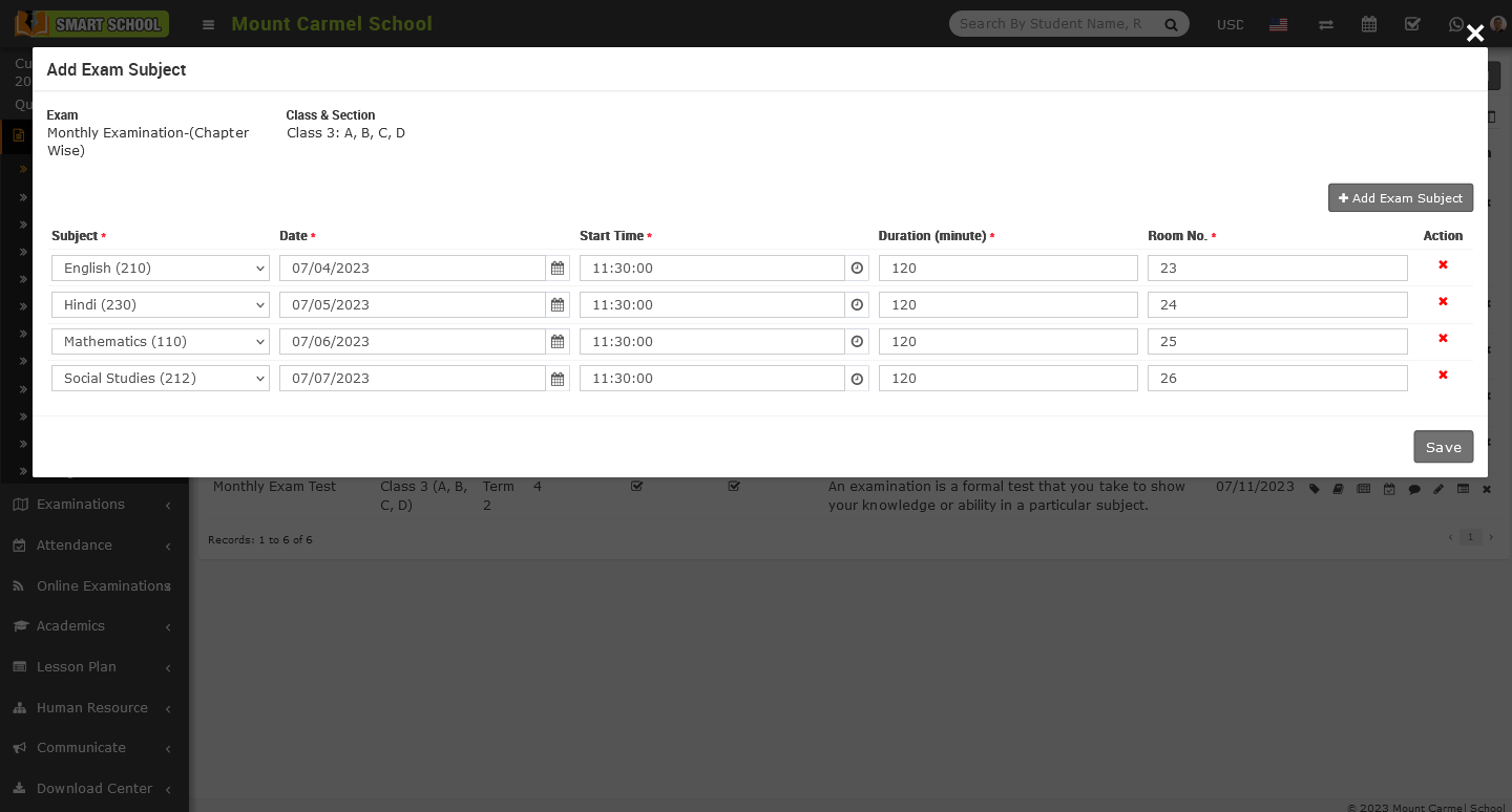 Smart School CBSE Examination by QDOCS | CodeCanyon
