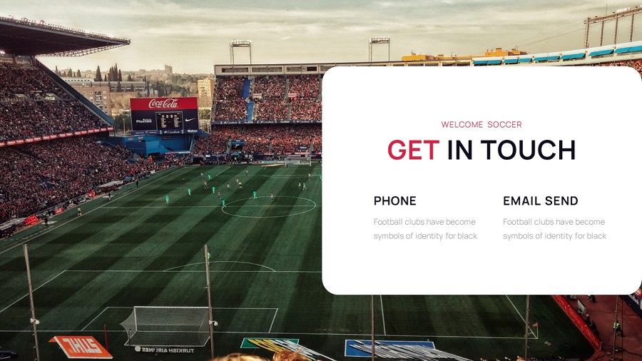 Soccer & Football - Sports Keynote Template, Presentation Templates