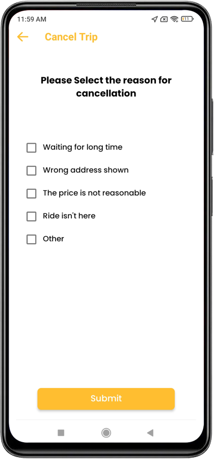 Cab - Taxi Booking | Cab Booking App | React Native iOS/Android App ...