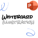 Whiteboard Illustration Assets PowerPoint Template, Presentation Templates