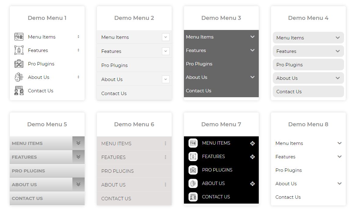 Accordion Menu - Responsive Vertical Menu For WordPress by InnovativeWP