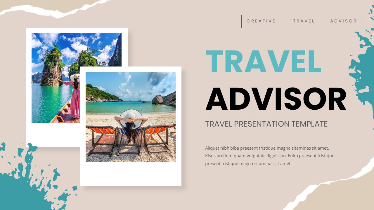 Travel Advisor PowerPoint Template, Presentation Templates | GraphicRiver