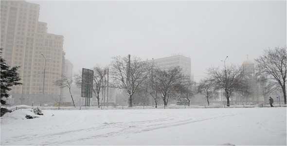 City In The Winter, Stock Footage | VideoHive