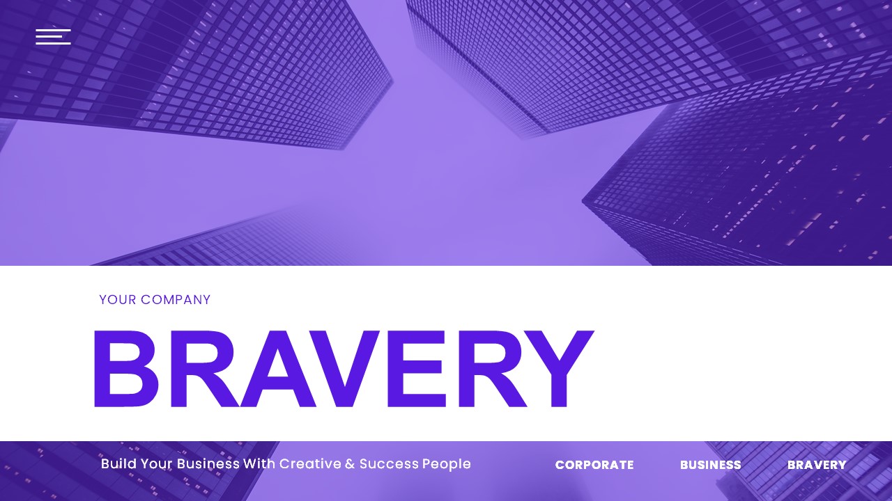 Bravery – Corporate Business PowerPoint Template, Presentation Templates