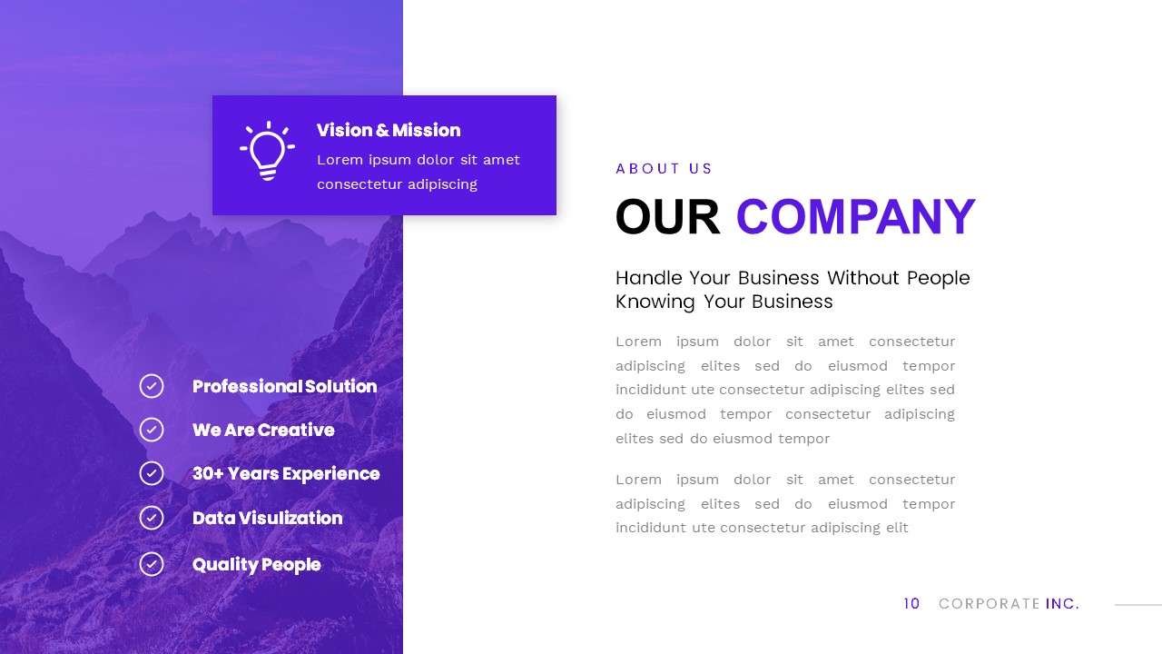 Bravery – Corporate Business PowerPoint Template, Presentation Templates