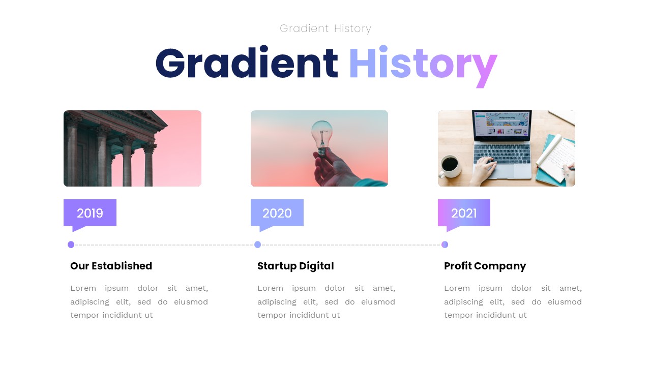 Guradience - Creative Gradient PowerPoint Template, Presentation Templates
