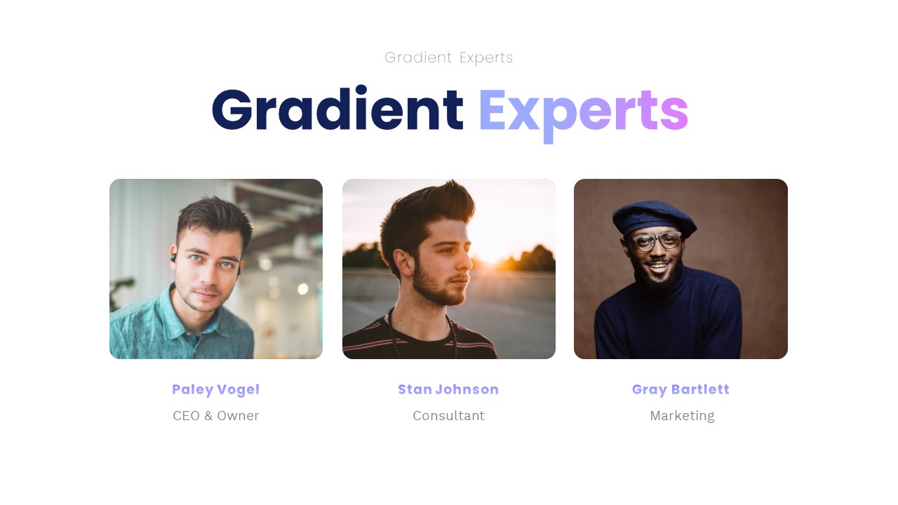 Guradience - Creative Gradient PowerPoint Template, Presentation Templates