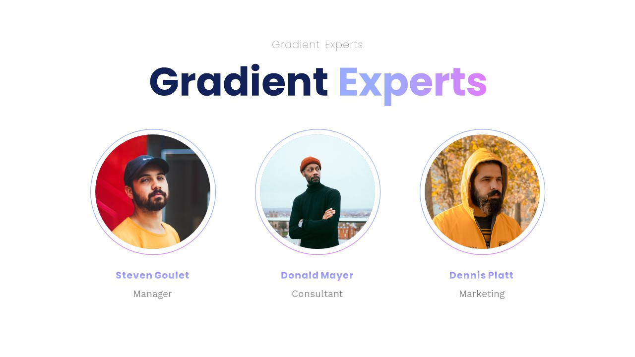 Guradience - Creative Gradient PowerPoint Template, Presentation Templates