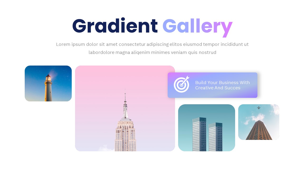 Guradience - Creative Gradient PowerPoint Template, Presentation Templates