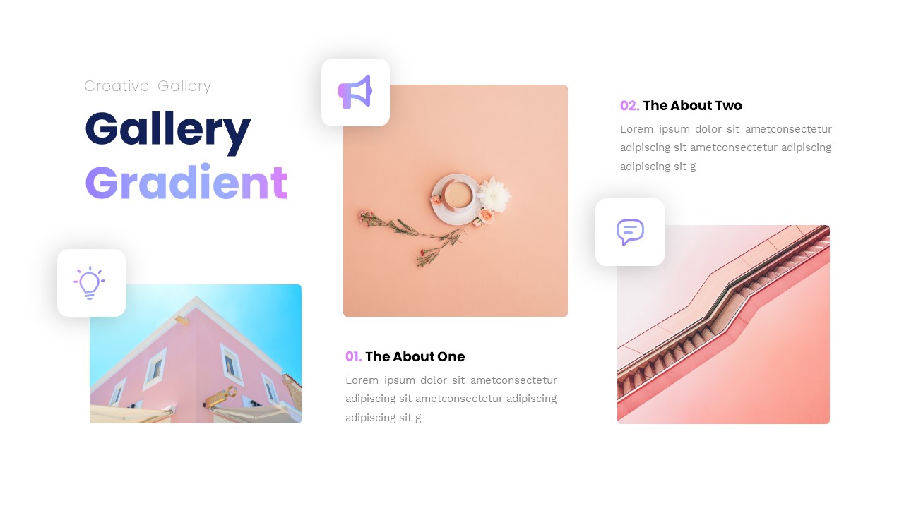 Guradience - Creative Gradient PowerPoint Template, Presentation Templates