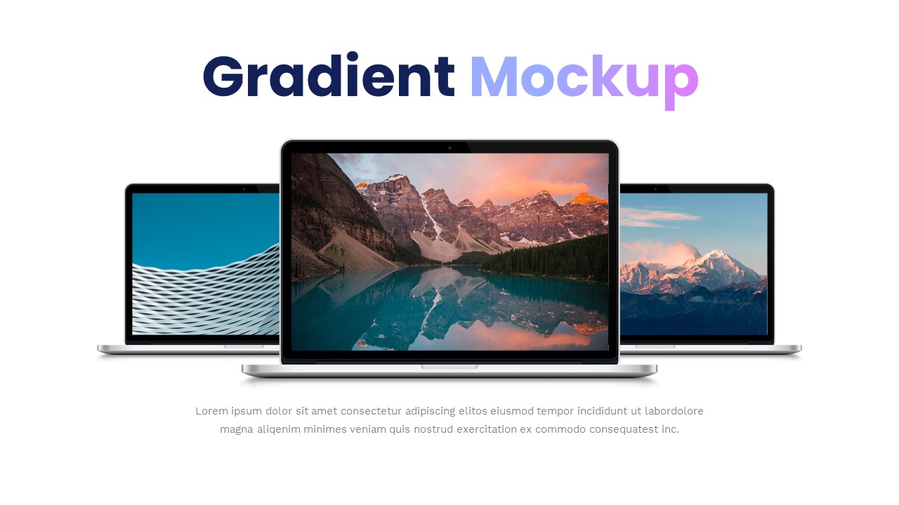 Guradience - Creative Gradient PowerPoint Template, Presentation Templates
