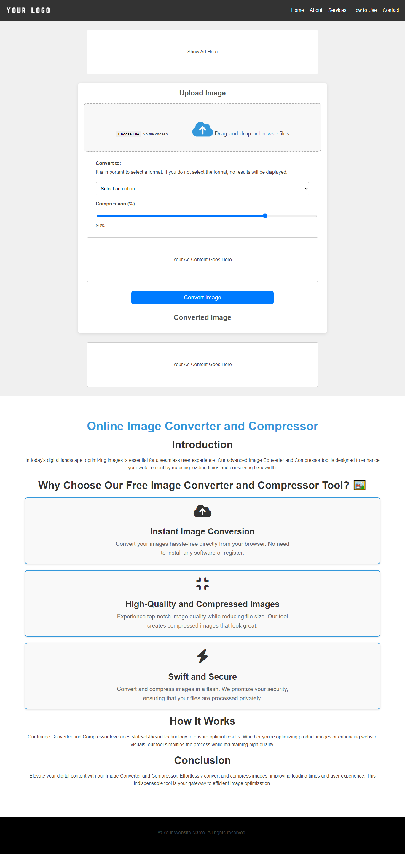 Image Converter Tool For Blogger by Amanetali44 | CodeCanyon
