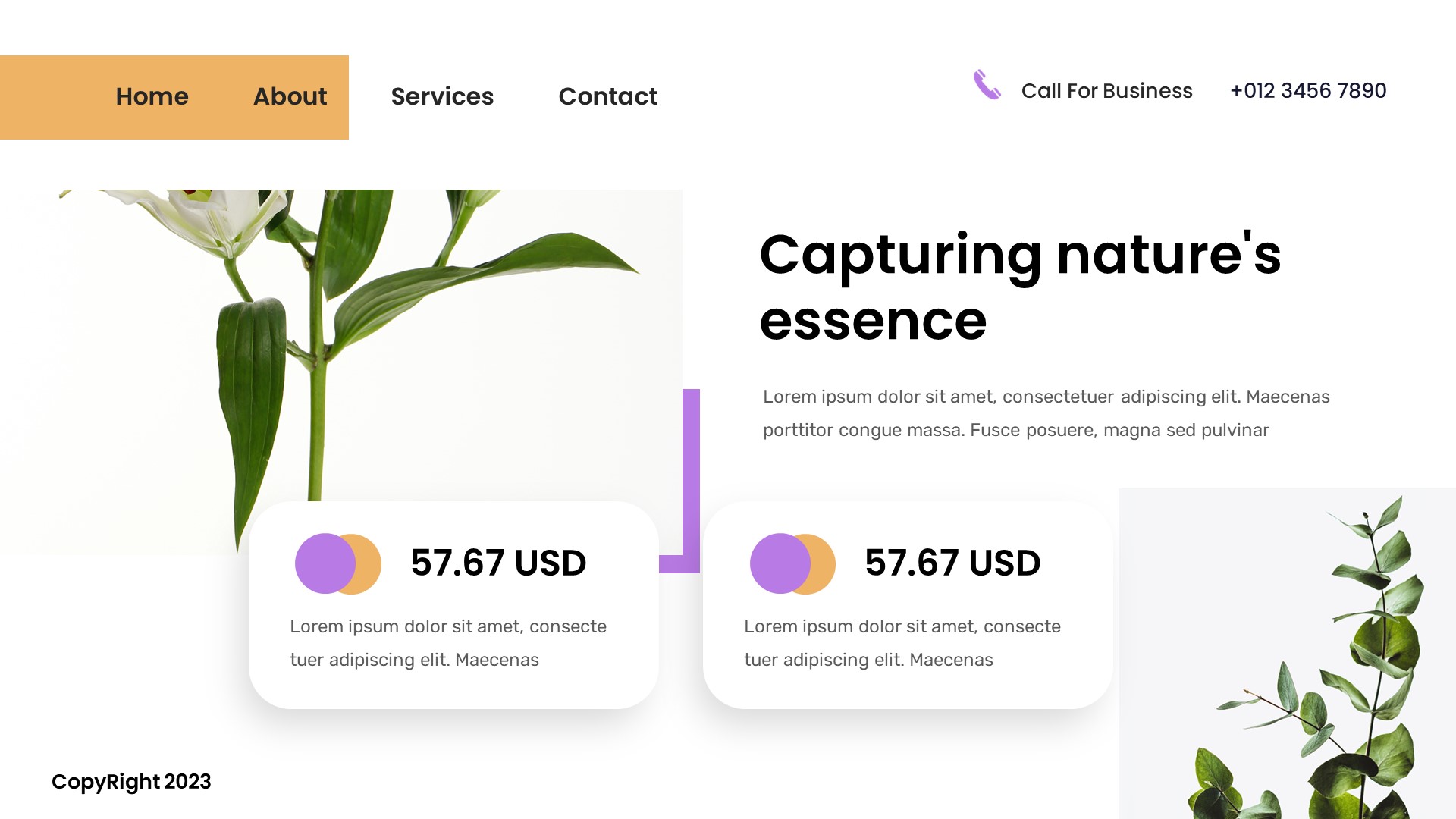 Kembang - Flower Shop and Garden Powerpoint Template, Presentation ...