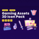 Gaming Asset 3D Icon Pack Vol 5, Graphics | GraphicRiver