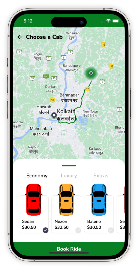 Taxi App | Cab Booking App | Rider App + Driver App | React Native CLI ...