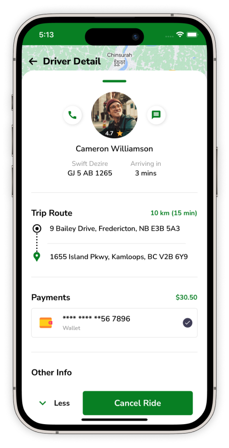 Taxi App | Cab Booking App | Rider App + Driver App | React Native CLI | CabWind by ...