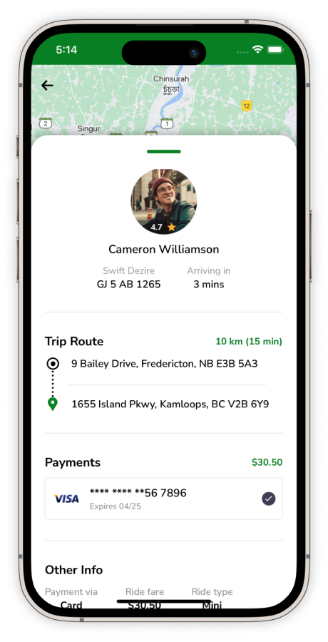 Taxi App | Cab Booking App | Rider App + Driver App | React Native CLI | CabWind by ...