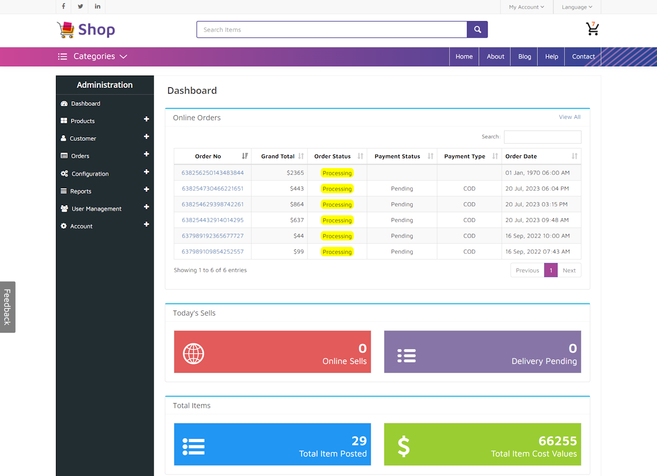 .NET 7 Multi-Purpose eCommerce Solution by CleanCoders | CodeCanyon