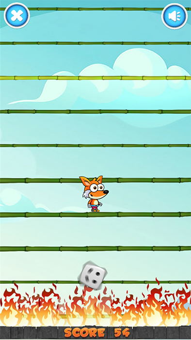 Dice Challenge Game (Construct 3 | C3P | HTML5 ) Jumping Fox Endless Game by CGFX-Studio