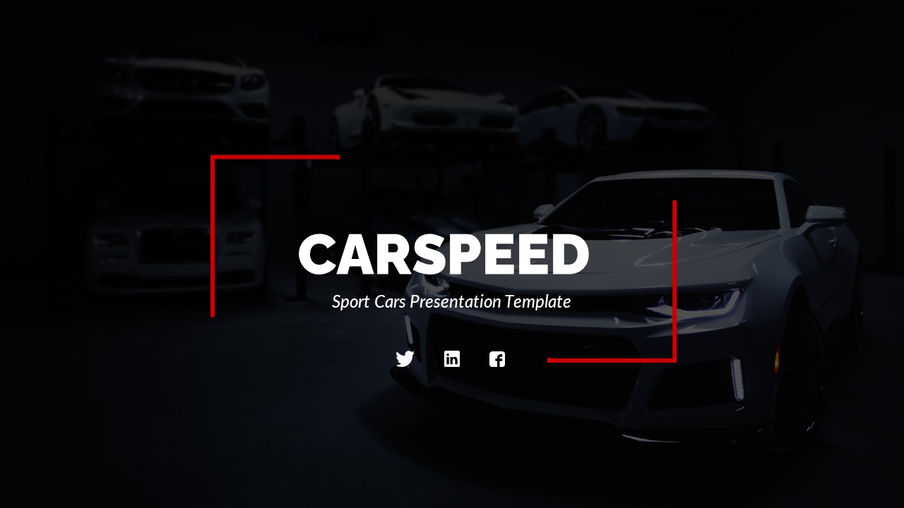 Carspeed - Elegant and Sport Cars Powerpoint Template, Presentation ...