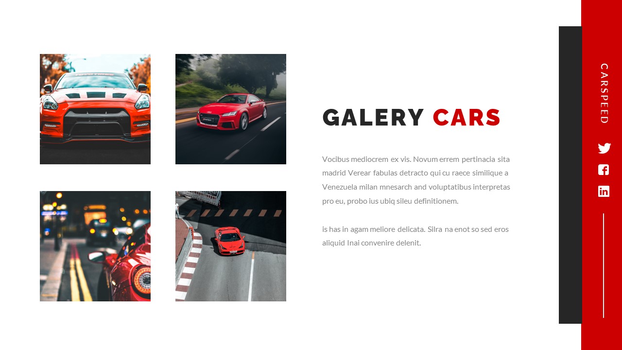 Carspeed - Elegant and Sport Cars Powerpoint Template, Presentation ...