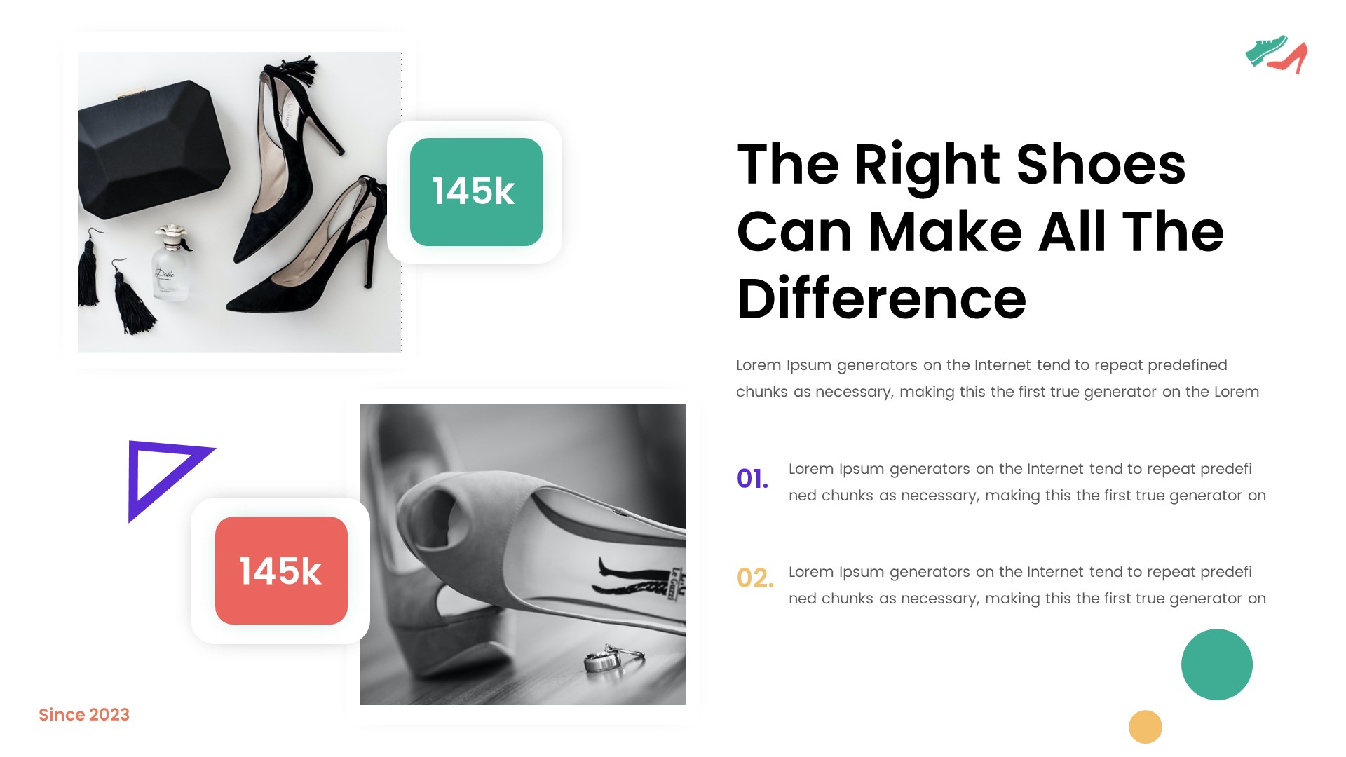 Sepatu - Shoes And Sneakers Powerpoint Template, Presentation Templates