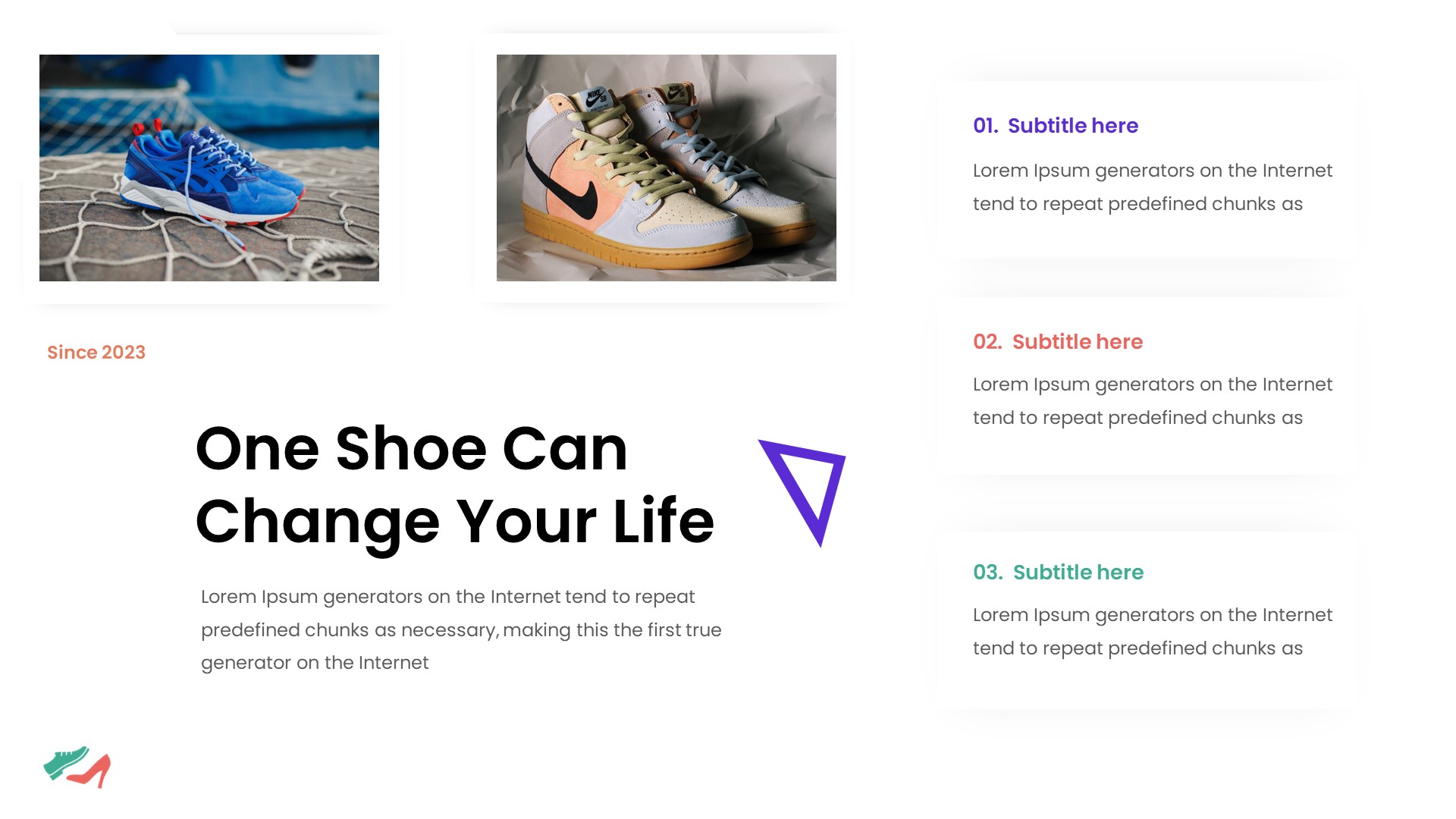 Sepatu - Shoes And Sneakers Google Slides Template, Presentation Templates