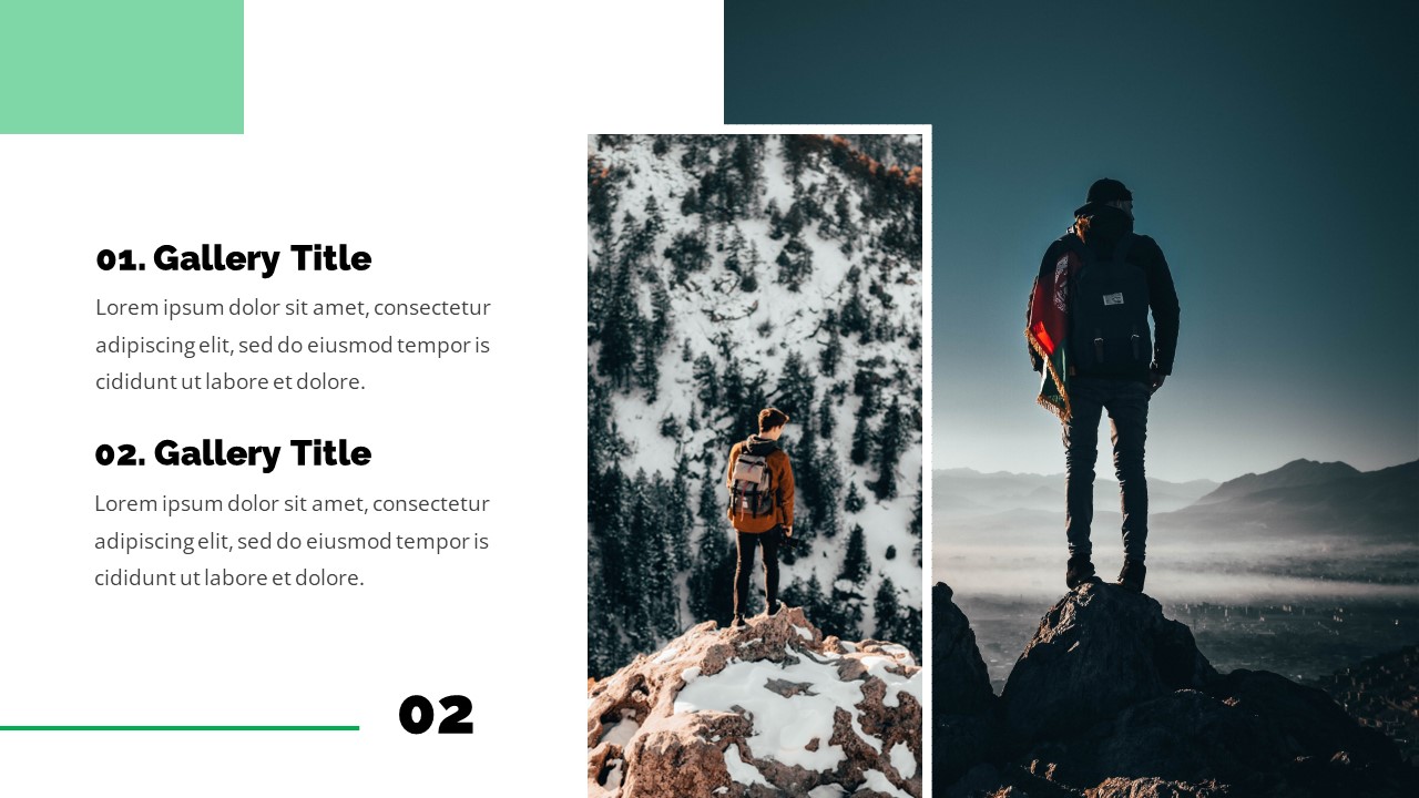 Climber - Adventure and Hiking Mountain Powerpoint Template ...