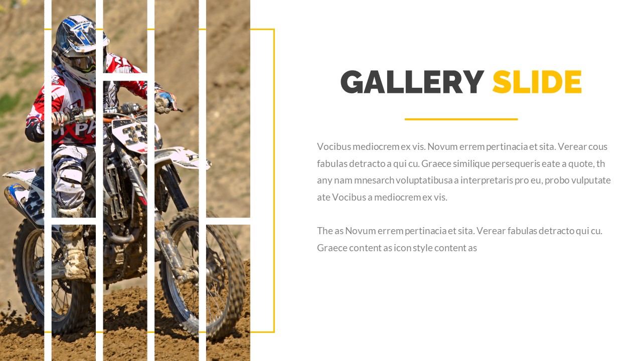 Destromoto - Motocross Powerpoint Template, Presentation Templates