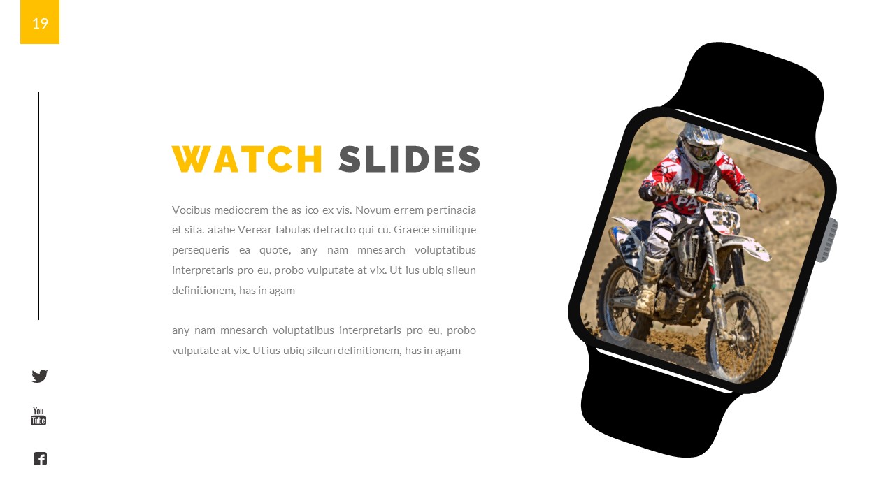 Destromoto - Motocross Powerpoint Template, Presentation Templates