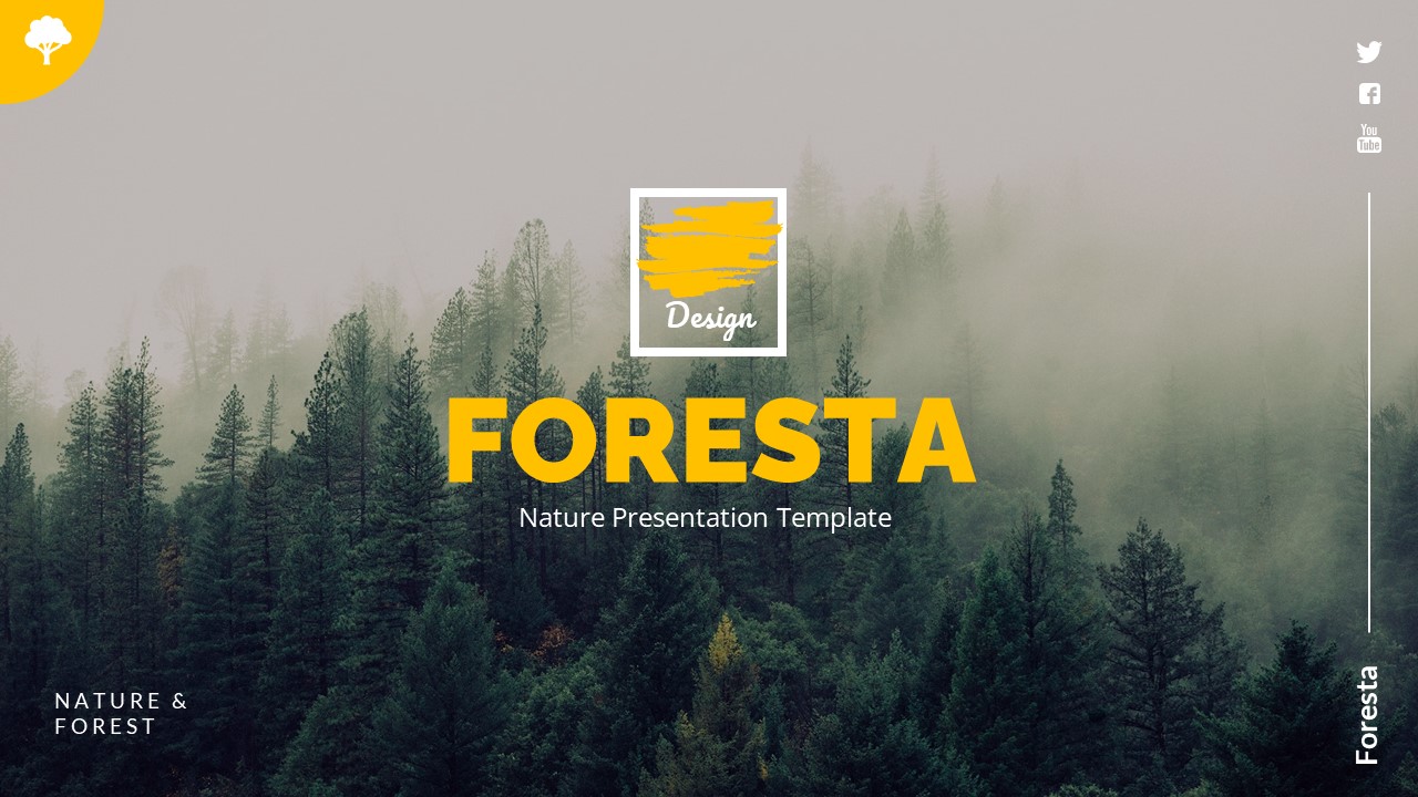 Foresta - Rain Forest Keynote Template, Presentation Templates ...