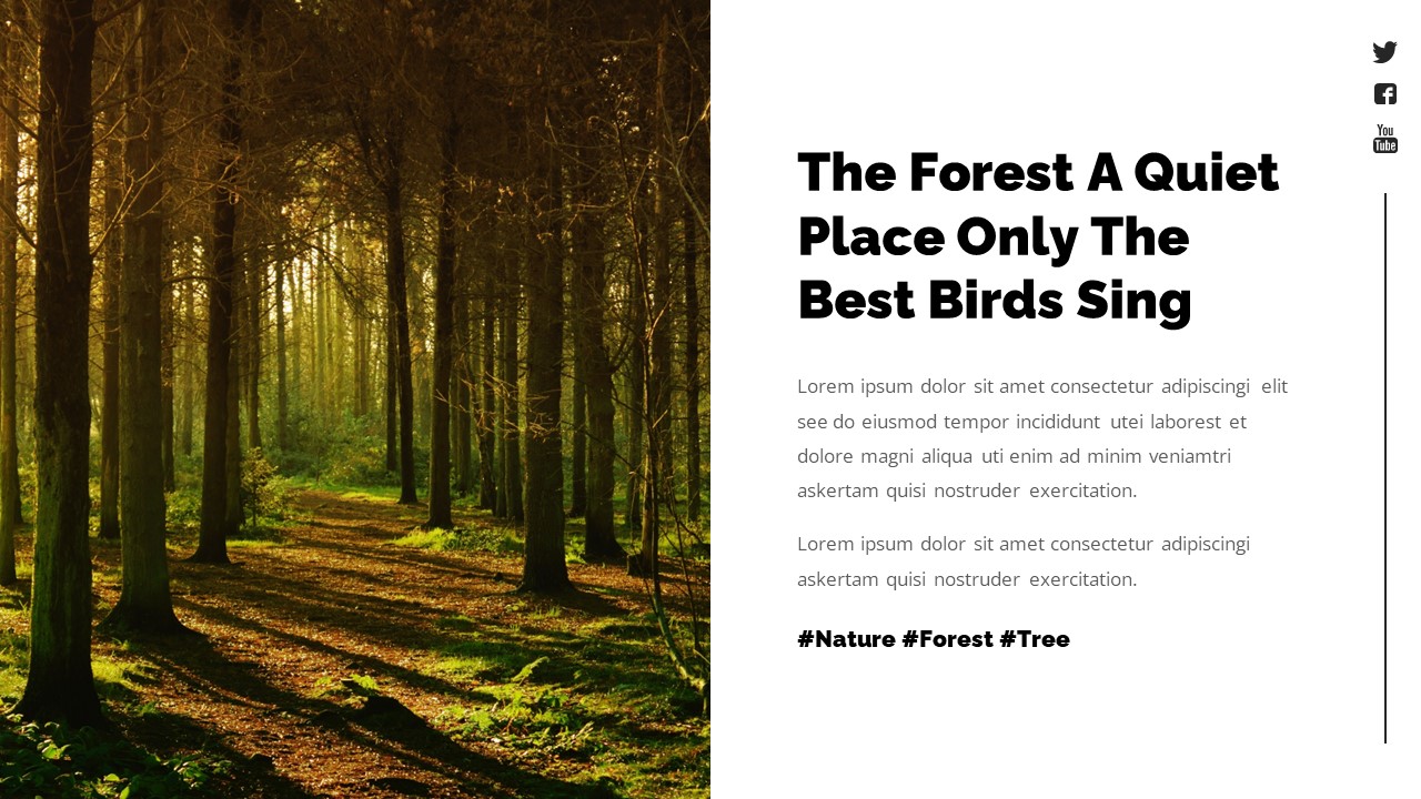 Foresta - Rain Forest Keynote Template, Presentation Templates ...