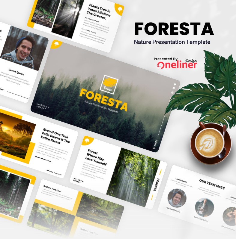Foresta - Rain Forest Powerpoint Template, Presentation Templates ...