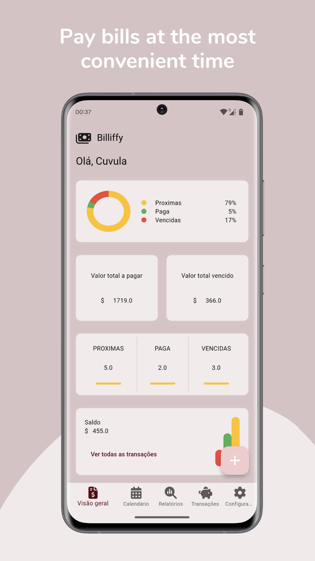 BILLIFFY - TIMELY REMINDERS FOR CONVENIENT BILL PAYMENTS - FLUTTER APP ...