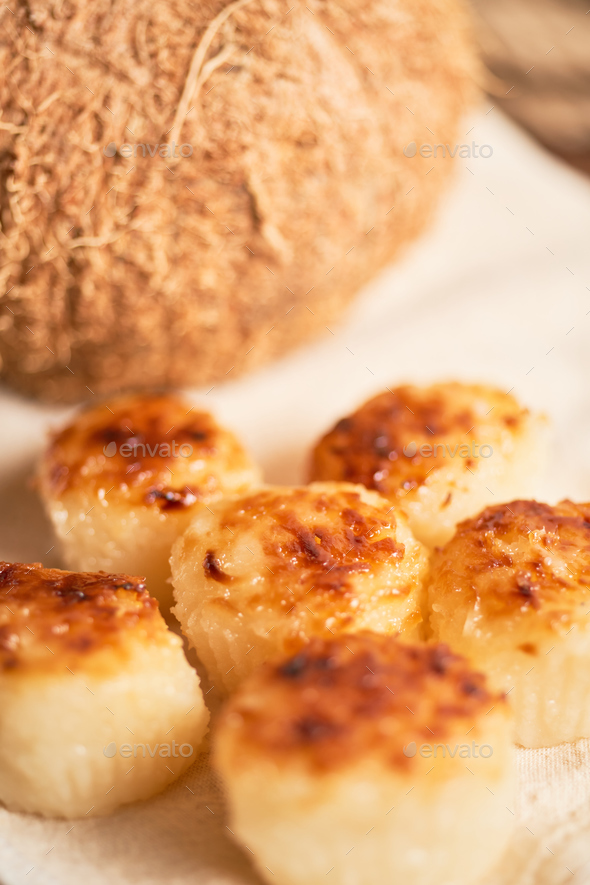 Traditional Cocadas, shredded coconut candy. Made in mexico, brazil ...
