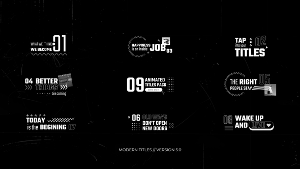 Modern Titles | FCP, Apple Motion Templates | VideoHive
