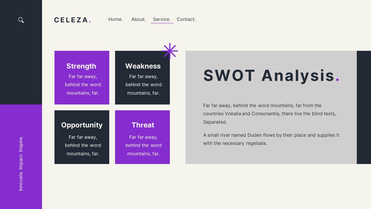 CELEZA | Business Company Profile PowerPoint Presentation Template ...