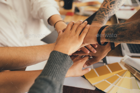 Team building, hands and business people collaborationteamwork ...