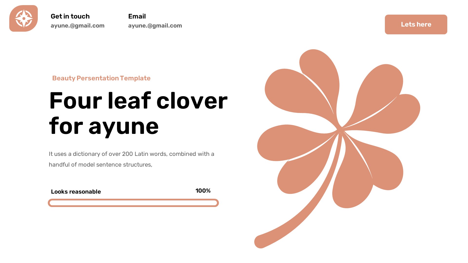 Ayune - Beauty Cosmetics Powerpoint Template, Presentation Templates