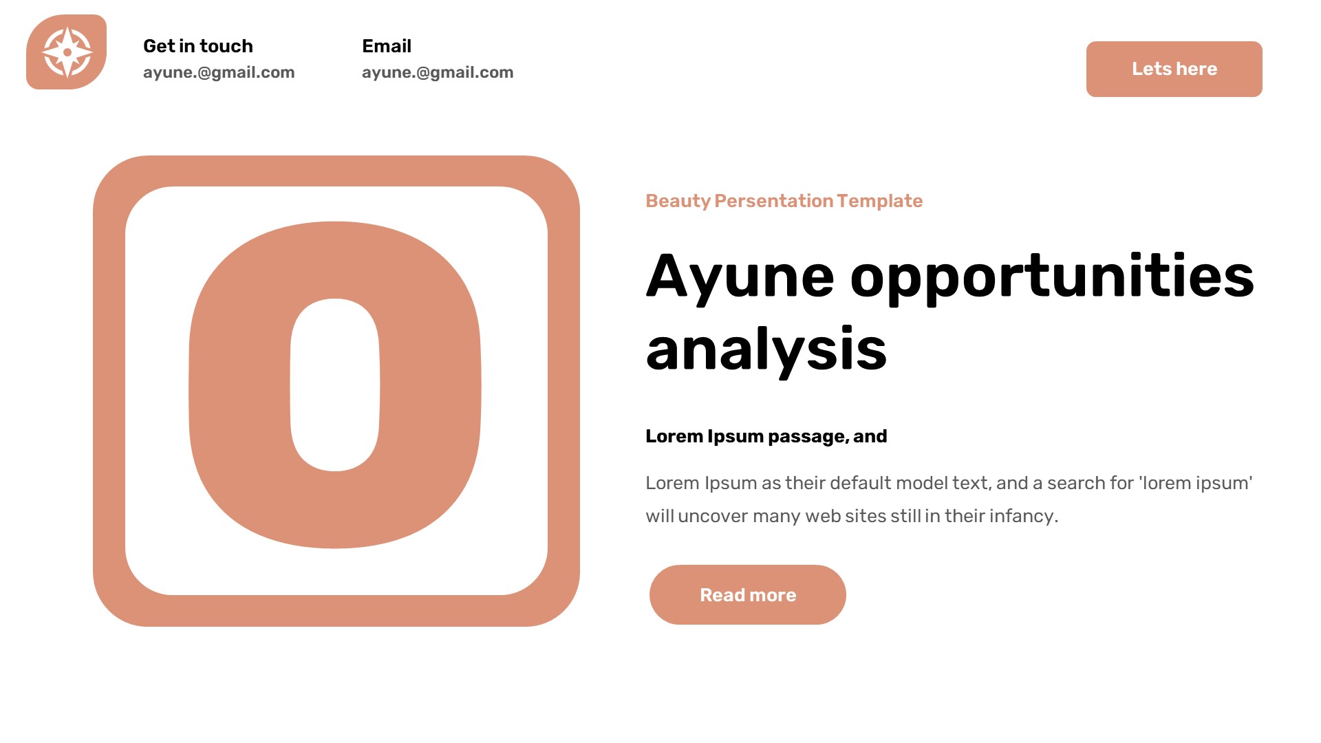Ayune - Beauty Cosmetics Powerpoint Template, Presentation Templates